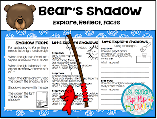 1st Grade Hip Hip Hooray!: Bear's Shadow...Literary Companion...Science ...