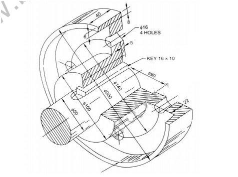Machine Drawing Question Paper of 3rd Semester AE Download Previous ...