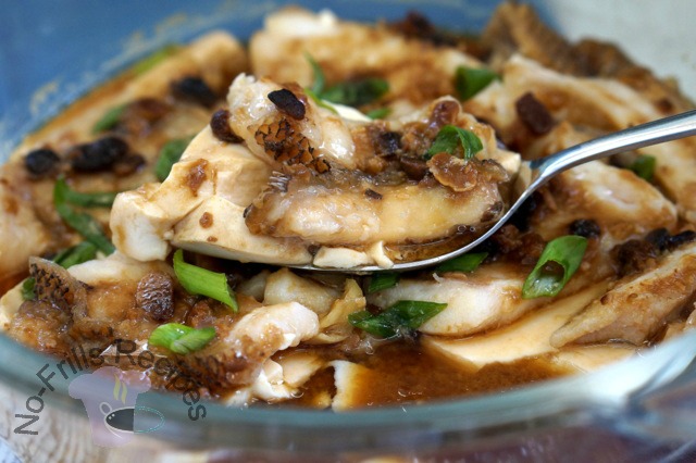 Fish fillet steamed with Tofu ~ 豆腐蒸鱼片