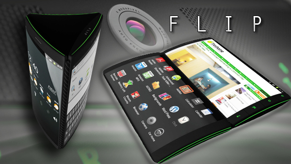triple AMOLED screened flip phone ~ COOL NEW TECH