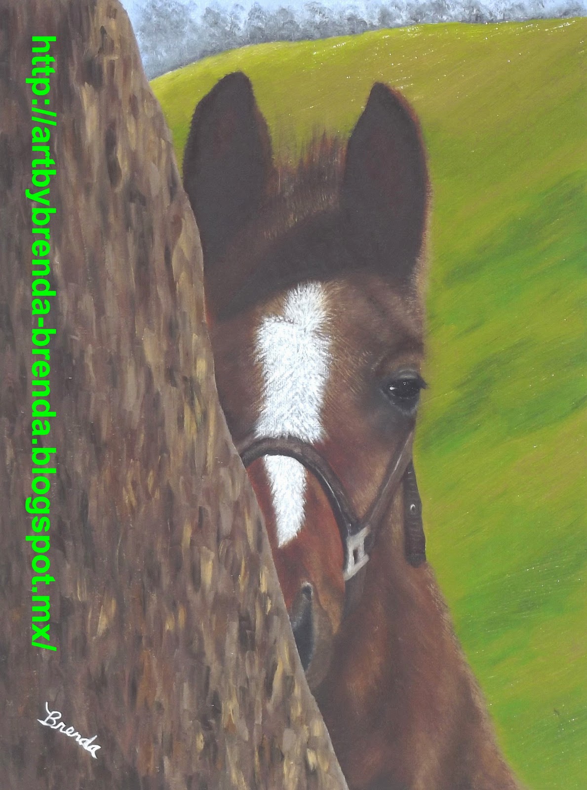 MAAS ART: Horse Painting Finished