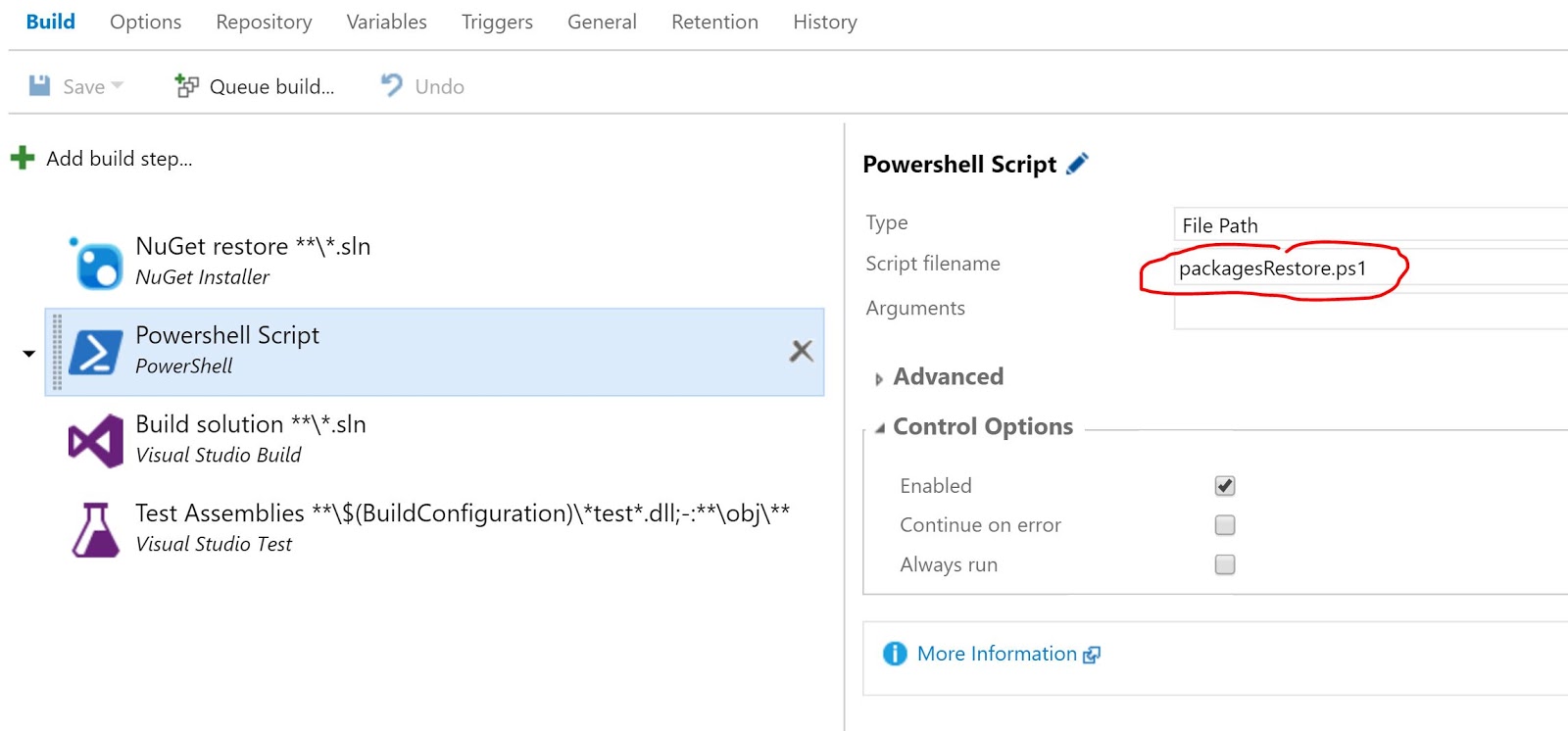 iladan: How to build .Net Core project with TFS vNext build iladan: How to build .Net Core project with TFS vNext build