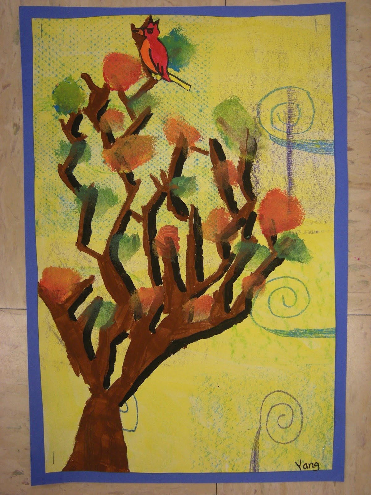 WHAT'S HAPPENING IN THE ART ROOM??: 3rd Grade Spring Birds