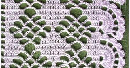 DANTELE CROSETATE ROMANIA: Dantela Crosetata Manual cu Flori si Romb ...