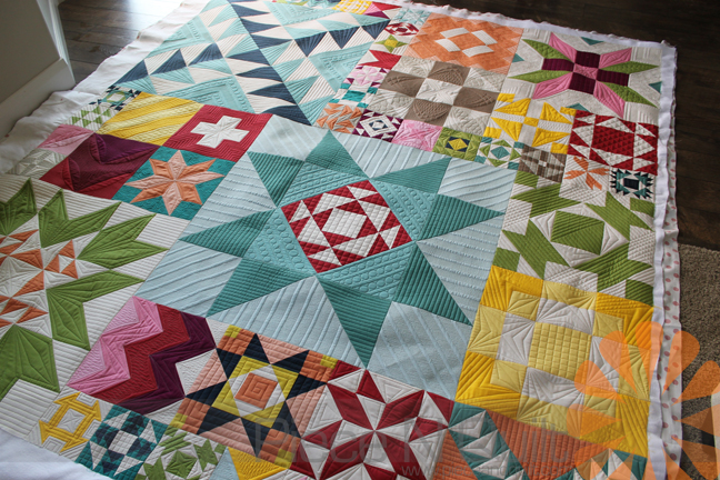 Piece N Quilt: Moda Modern Building Blocks Quilt - Custom Machine ...
