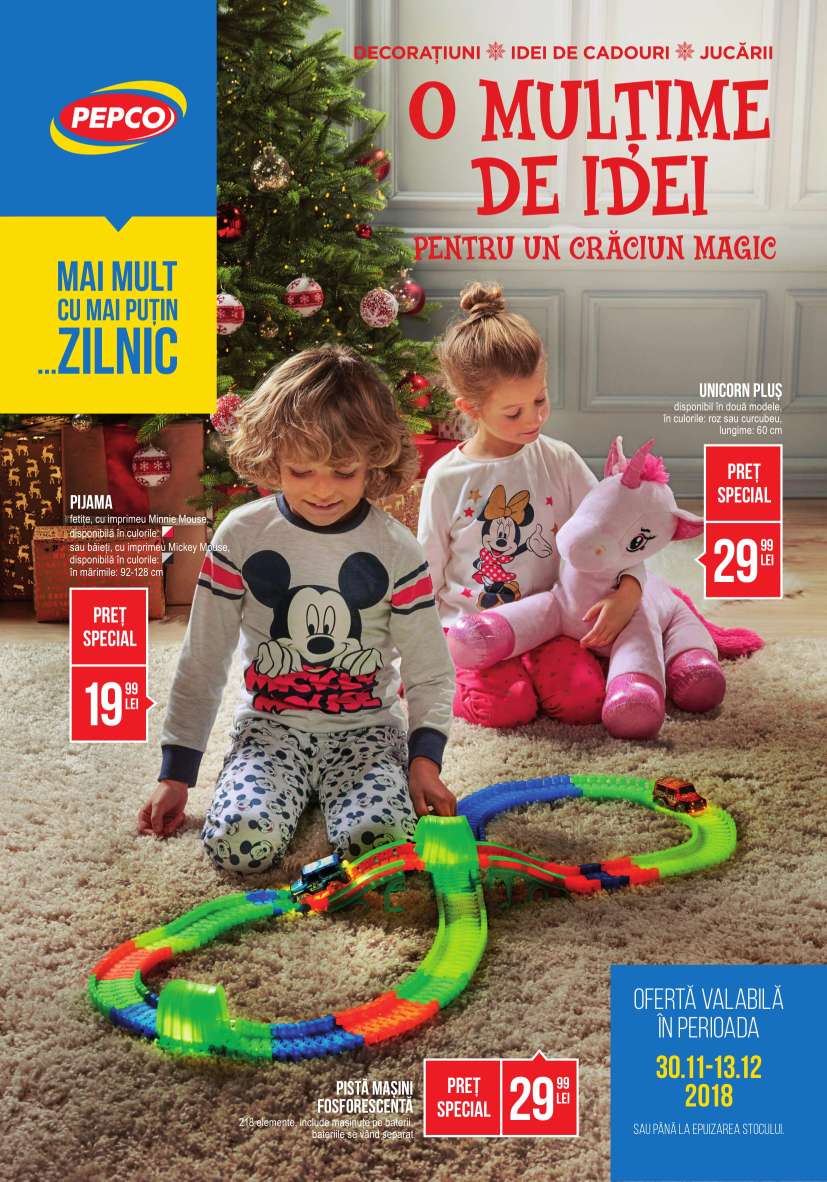CATALOG PEPCO 30 noiembrie - 13 decembrie 2018. Brosura cu promotii si ...