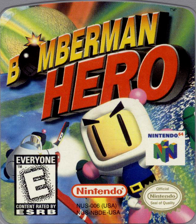 Gamer Labels: Bomberman Hero