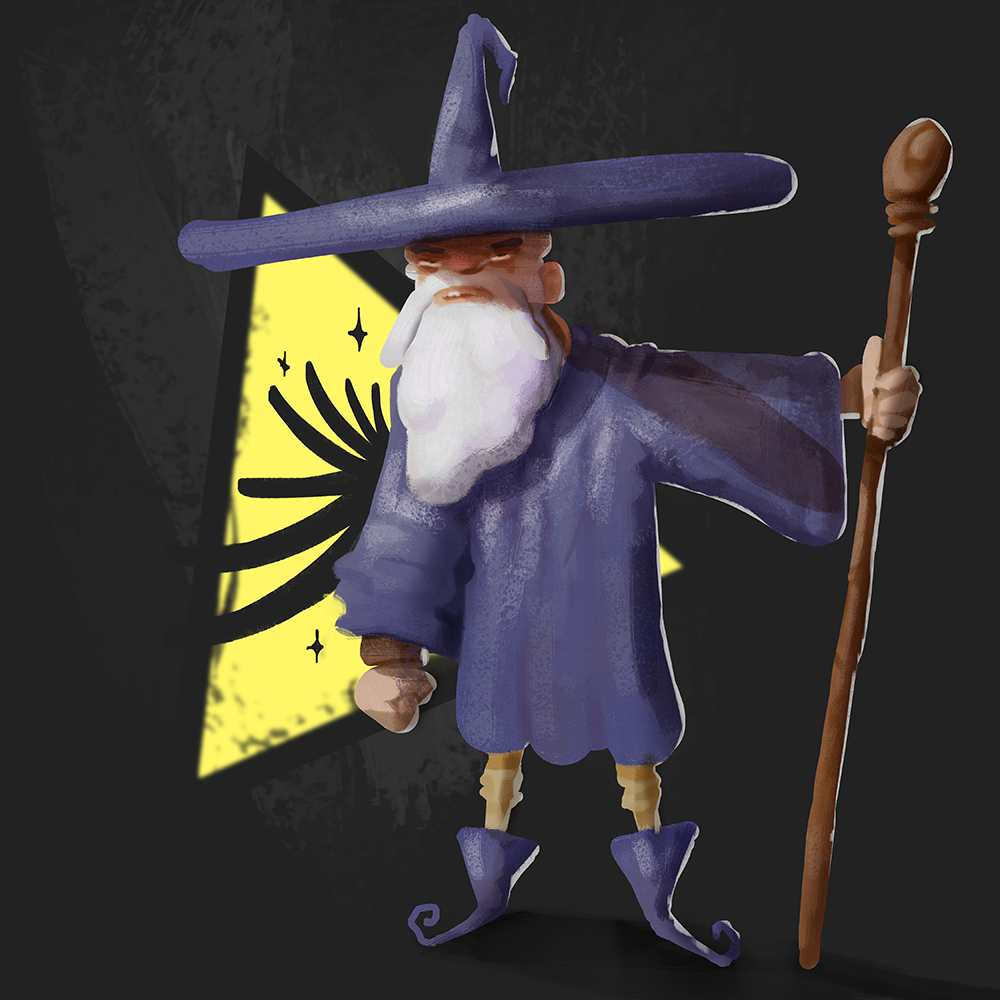 Alan Klug Art: wizard sketch