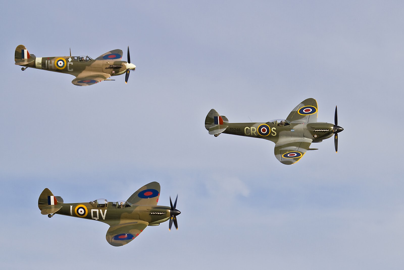 Air Shows: Spitfires, Duxford 2012