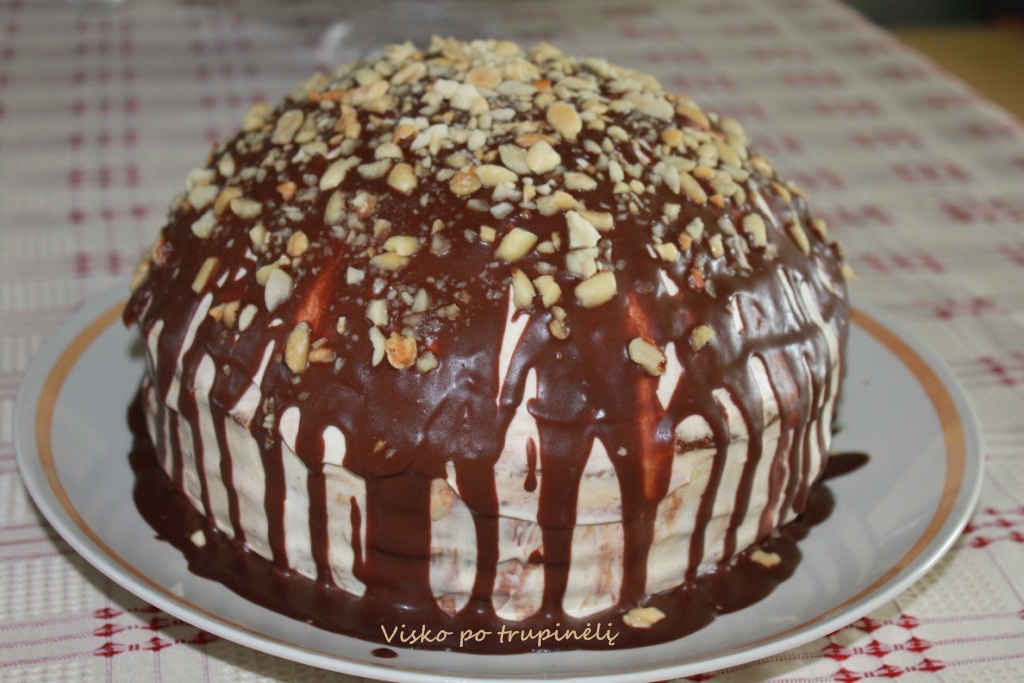Visko po trupinėlį: Tortas 'Snickers'as