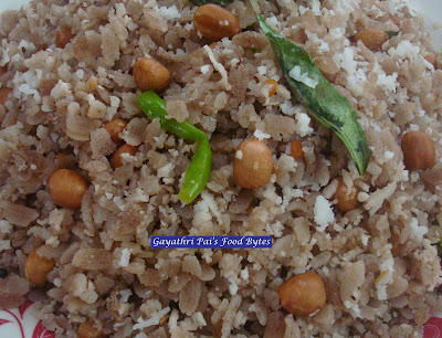 Gayathri Pai's Food Bytes: Red / Brown Pova Usli.