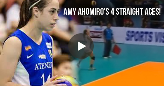 Look at how Amy Ahomiro made 4 Straight Aces! Amazing! - Digital Balita