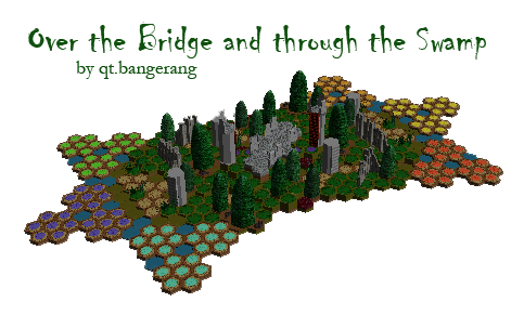 The Heroscape Blog: Heroscape Map - Over the Bridge and through the Swamp