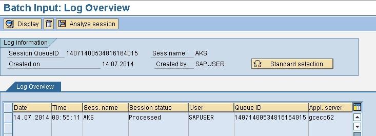 SAP ABAP: BDC using SESSION METHOD in SAP ABAP