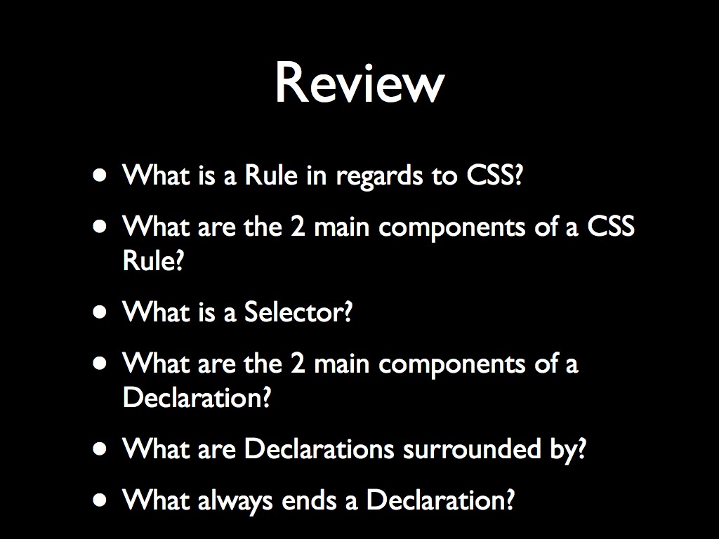 Mister Wilson's Web Design Class: New Assignment: CSS Basics