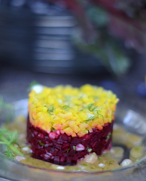 Foodwanderings: Golden & Red Beet Tartare with an Apple Cider and Dill ...
