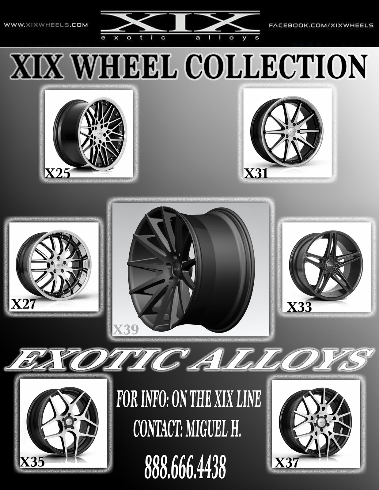 XIX WHEELS MIGUEL: THE XIX WHEEL COLLECTION
