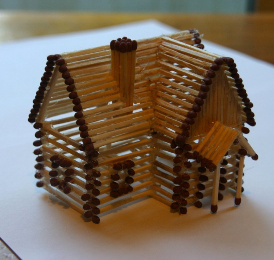 Membuat Kerajinan dari batang korek api - rekreartive