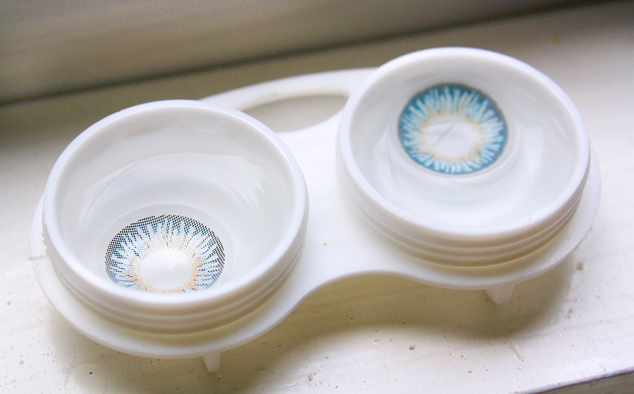 EEVA naistekas - How to get blue eyes? / Review: Contact lenses ...