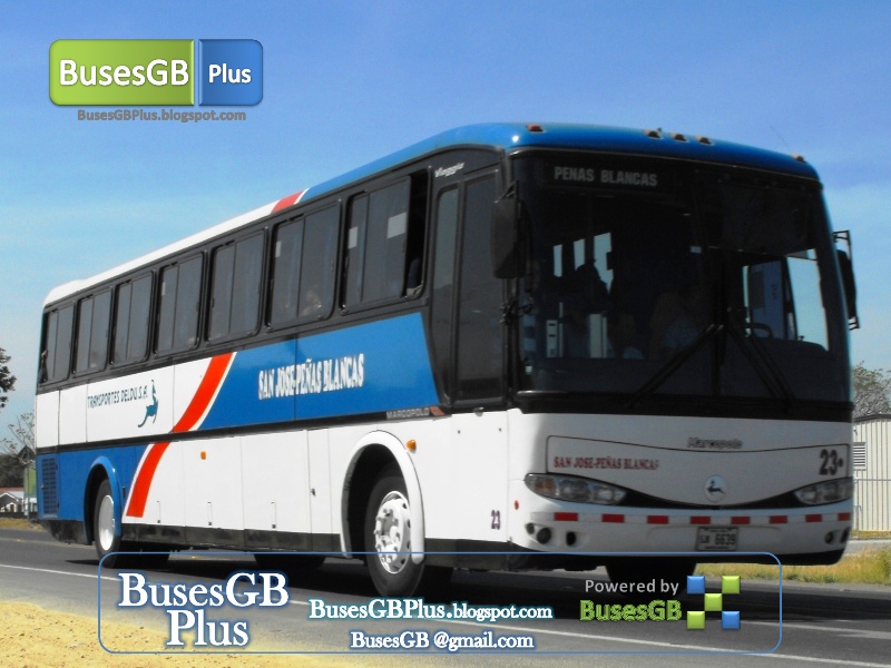 Autobuses Guanacaste: BusesGB Plus: Peñas Blancas