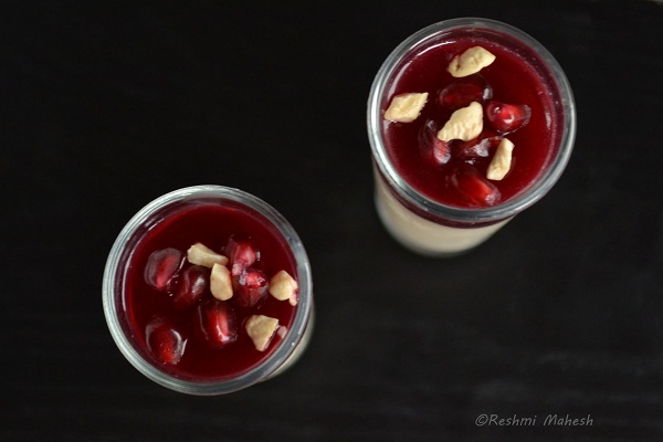 Easy Cook: Pomegranate Panna cotta