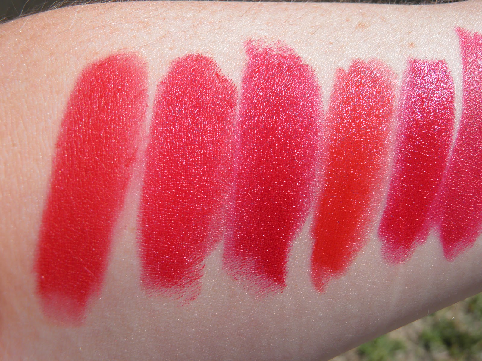 Vintage Musings Of A Modern Pinup: Vintage Red Lipstick Swatches #2