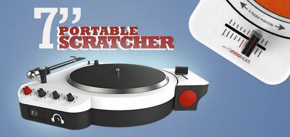Ein 7 Inch tragbarerer Scratch-Turntable | 7PS Konzept - First ...