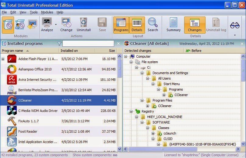 Tips & tricks: Total Uninstall Professional Edition