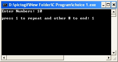 C Program Language (using stdlib.h to repeat) ~ Information Technology