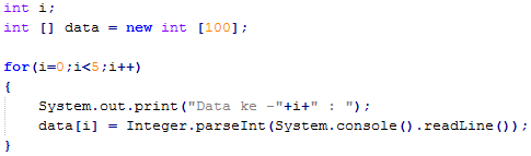 Array Pada Java | RodeBlog - Coding Galau