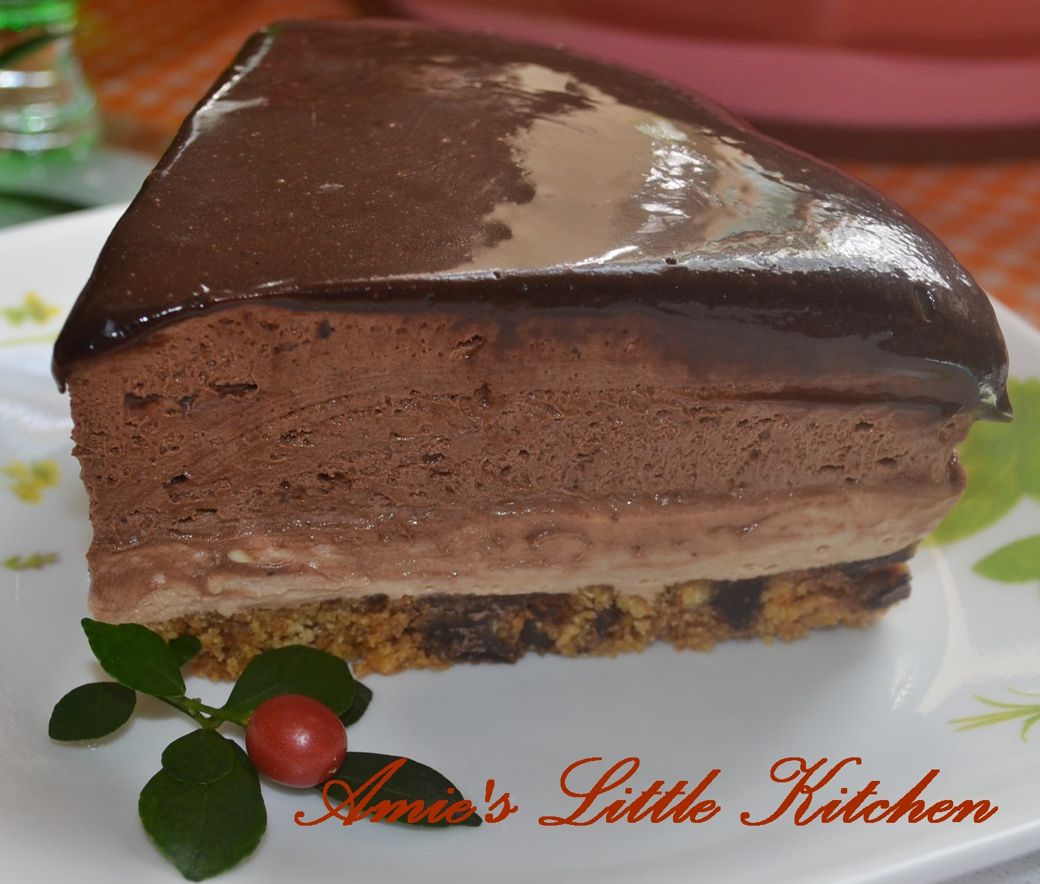 American Brown Cheese Cake - Amie's Little Kitchen