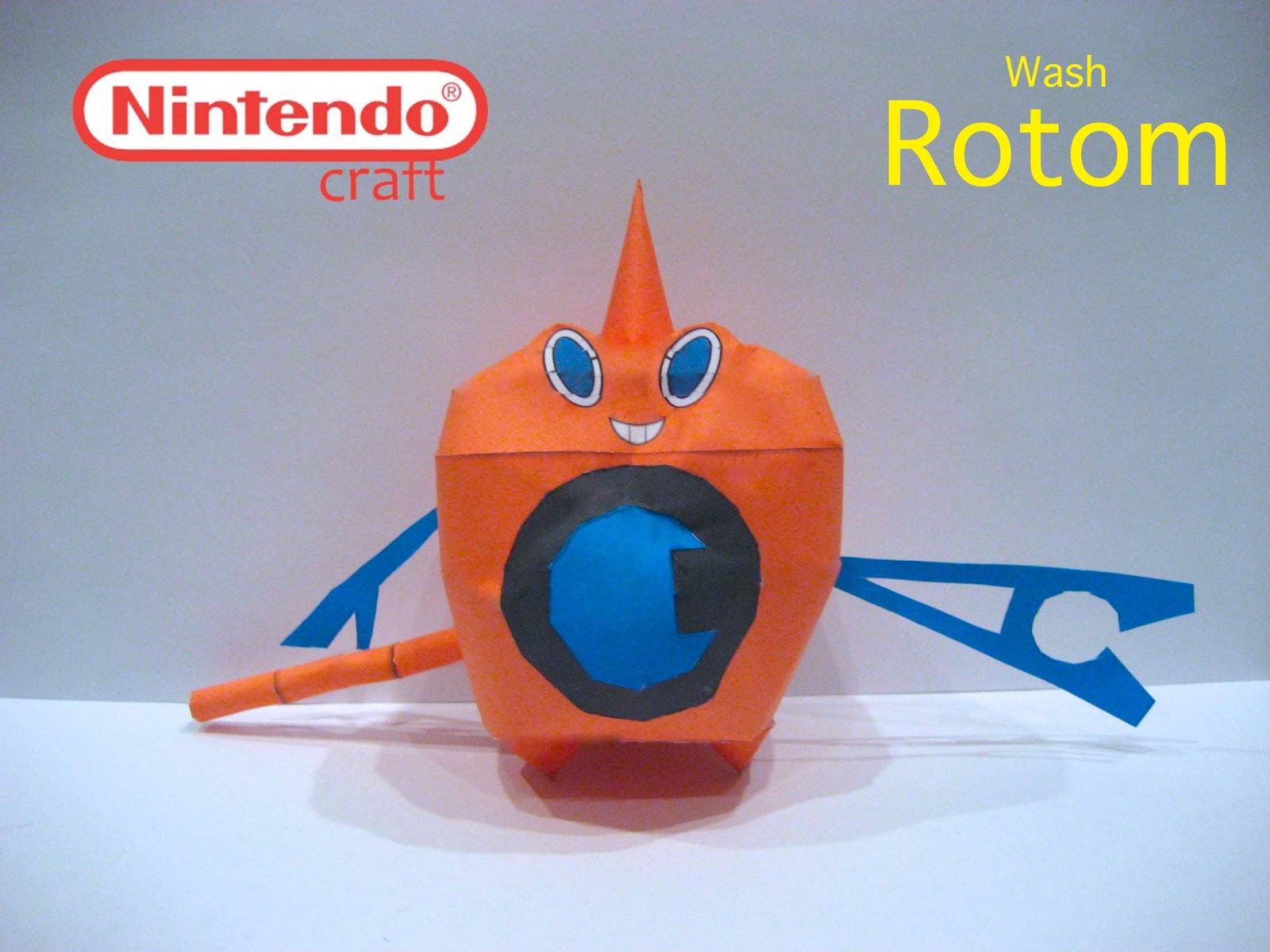 Pokemon Wash Rotom Papercraft ~ Paperkraft.net - Free Papercraft, Paper ...