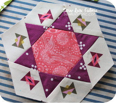 Sew Lux Fabric : Blog: Smitten Quilt Along : Large Block Five and Small ...