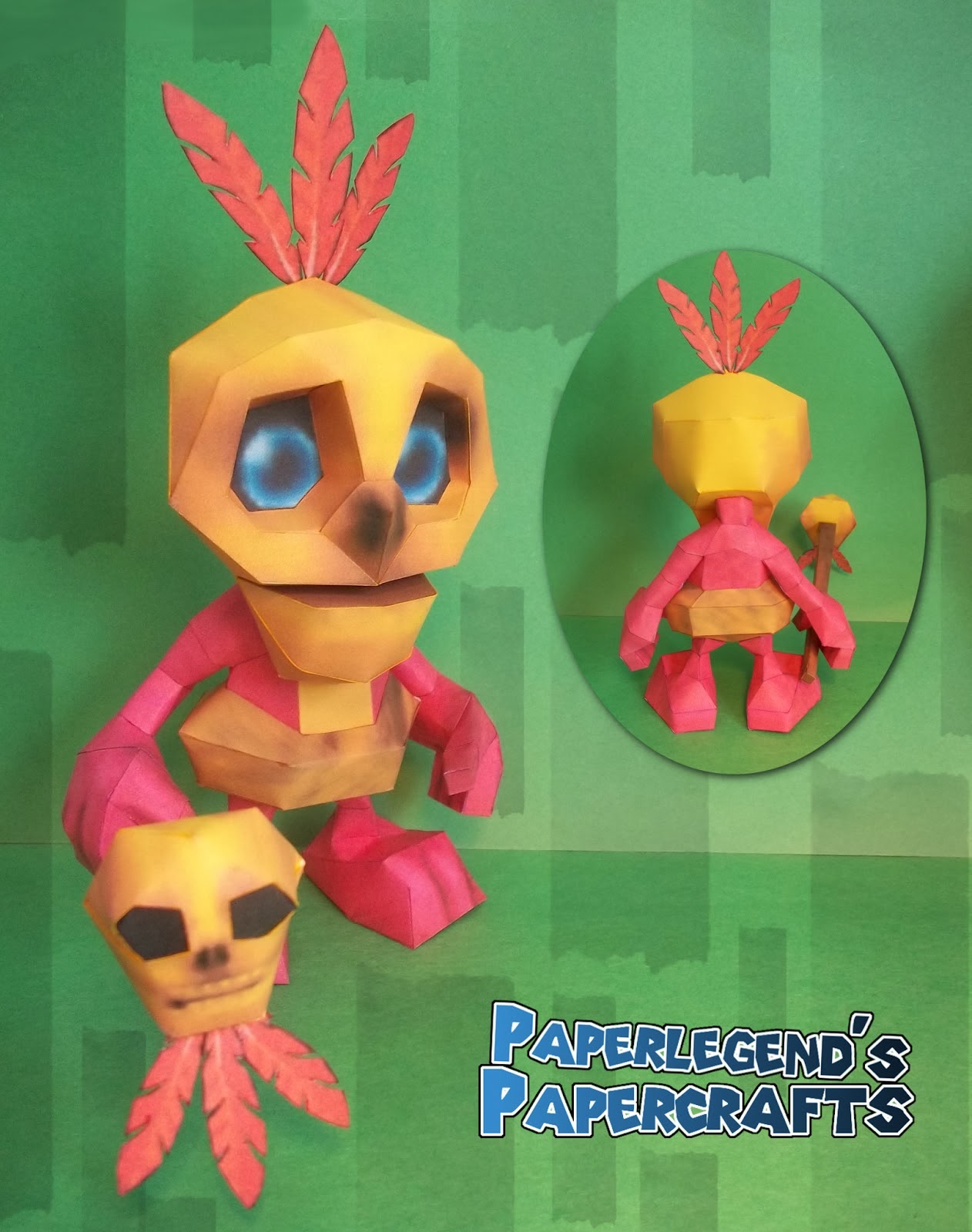 Papercraft Banjo-Kazooie/Tooie Mumbo Jumbo - Papercraft4u | Free ...