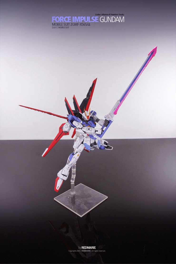 Custom Build: MG 1/100 ZGMF-X56S/α Force Impulse Gundam "Detailed"