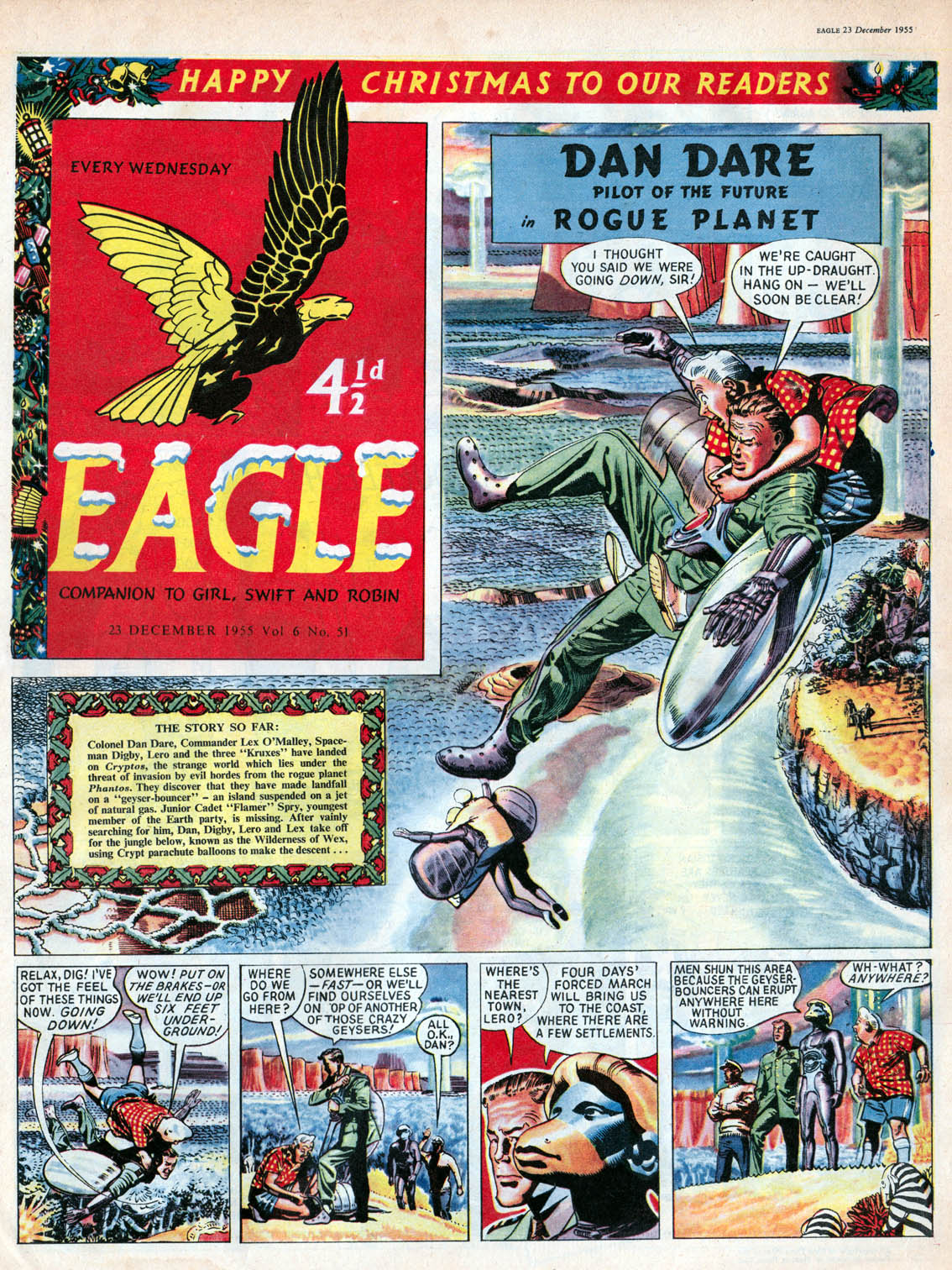 BLIMEY! The Blog of British Comics: The Christmas EAGLE (1955)