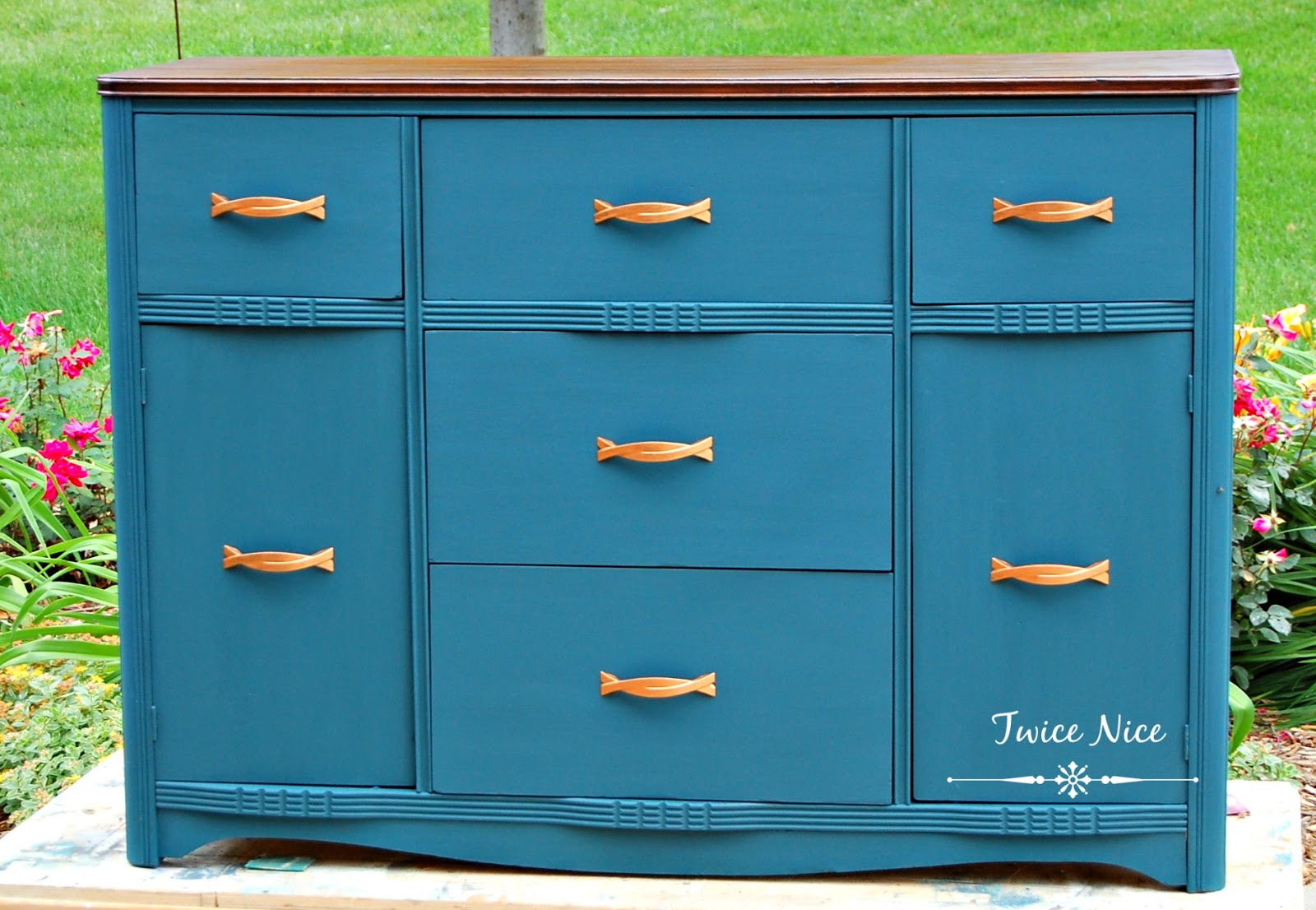 Twice Nice: Bohemian Blue Buffet