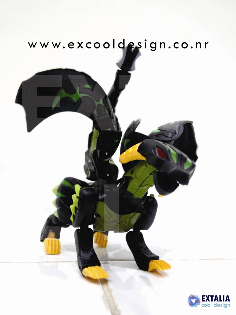 [Model] Bakugan Black Green Dragon - ANIMEVENT