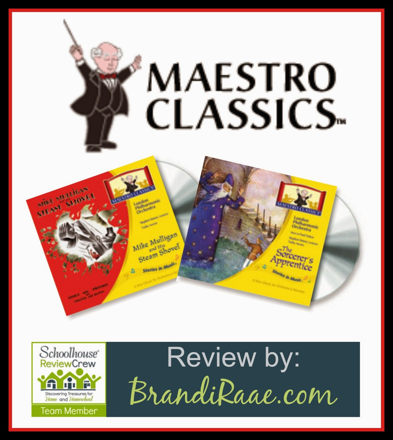 Brandi Raae: Maestro Classics: Stories in Music {Schoolhouse Crew Review}
