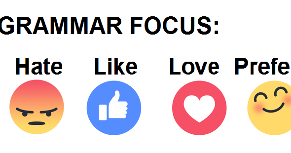 Inglés para profesores y alumnos: Hate/Like/Love/Prefer