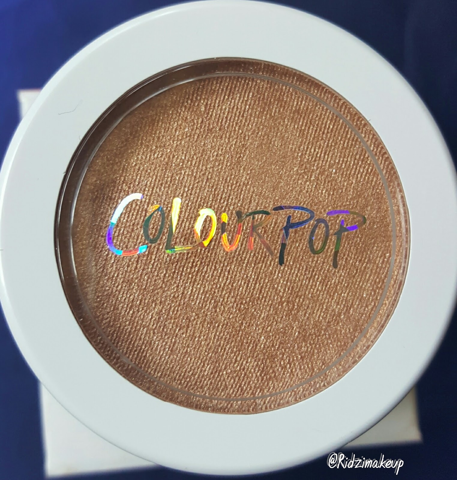 RIDZI MAKEUP: COLOURPOP ELECTRIC SLIDE SUPER SHOCK CHEEK HIGHLIGHTER REVIEW