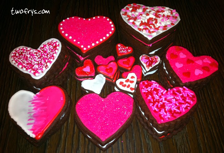 Two Frys: Chocolate Heart Cookies