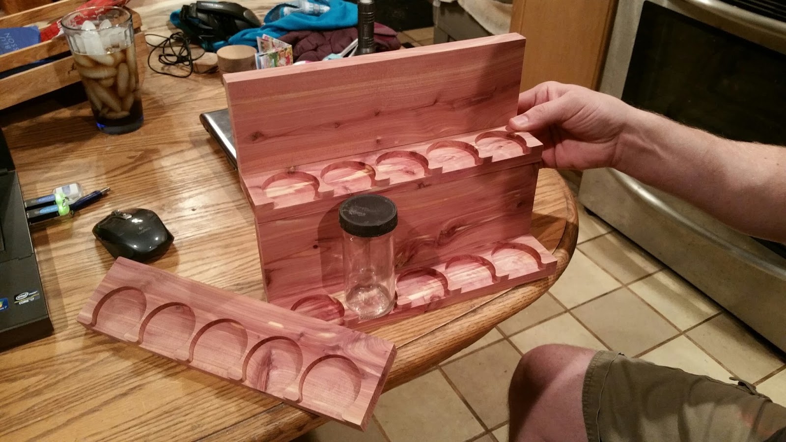 Bills Custom Wood Products: Penzey's Spice Rack