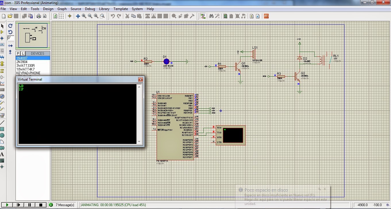 ELECTRONICA Y TELECOMUNICACIONES *JC* : PRACTICAS MICROPROCESADORES