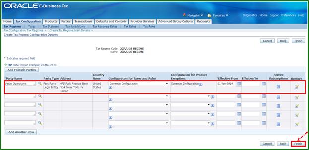 Oracle Applications: Oracle EBTax Setups and Process for Payables ...