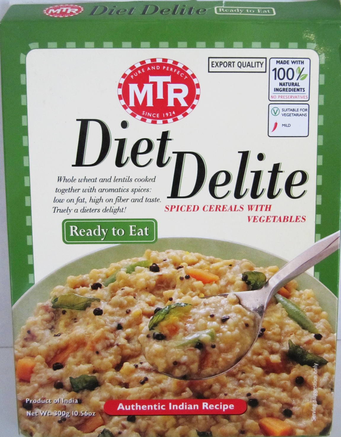 Indian Khana, Made Easy: MTR's Diet Delite Spiced Cereals With Vegetables