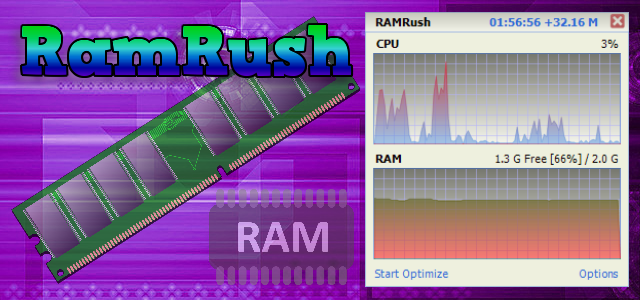 🚼 Liberar memoria RAM con RamRush - Migo Technology
