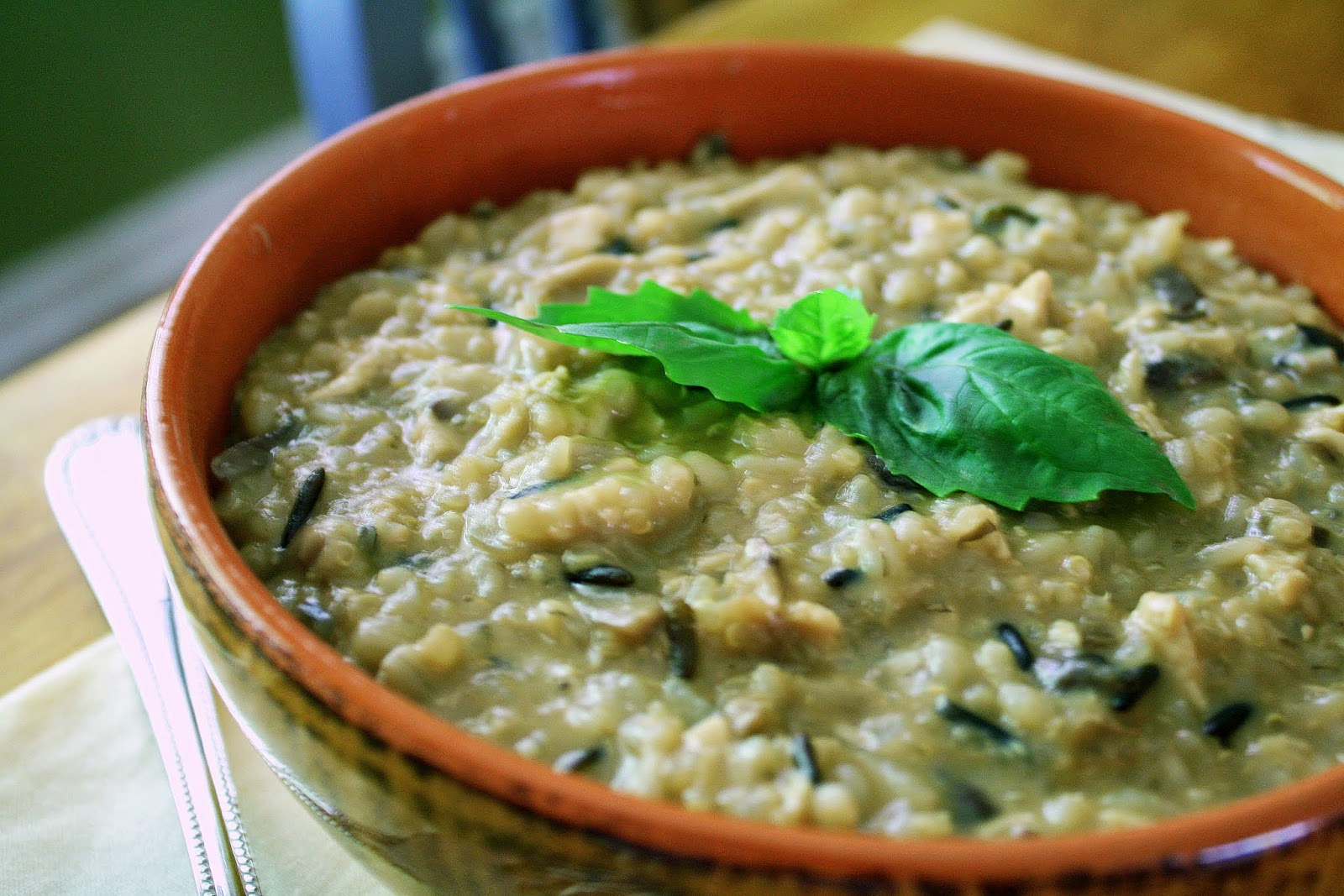 Making Mama's Kitchen: 5 Grain Risotto with Mushroom & Chicken