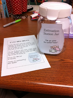 Estimation Station - Sunny Days in Second Grade