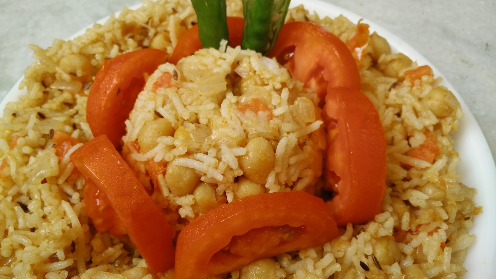 Chana Pulao/ Rice Recipe ~ Healthy Kadai